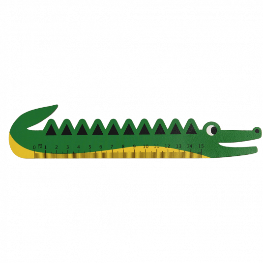 Crocodile Wooden Ruler | ﻿Rex London