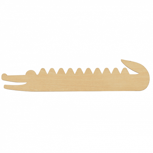 Crocodile Wooden Ruler | ﻿Rex London