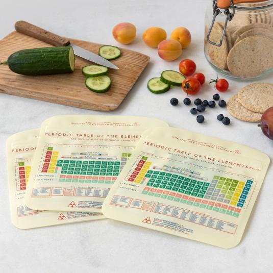 Periodic Table Snack Bags (set Of 3) | ﻿Rex London