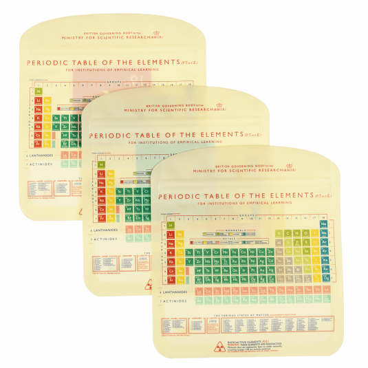 Periodic Table Snack Bags (set Of 3) | ﻿Rex London