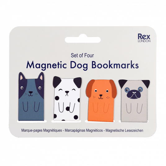 Magnetic Dog Bookmarks (set Of 4) | ﻿Rex London