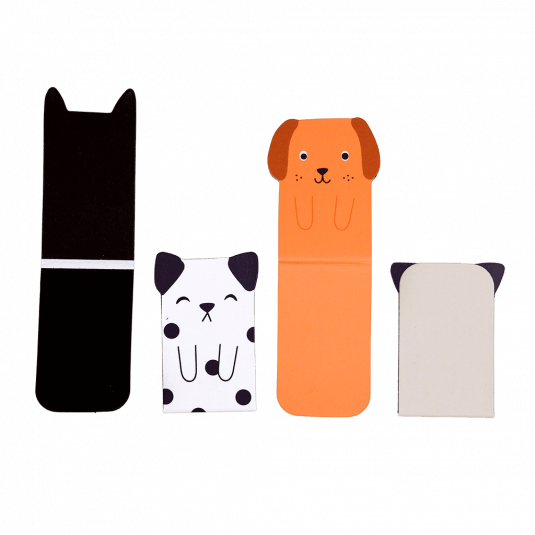 Magnetic Dog Bookmarks (set Of 4) | ﻿Rex London