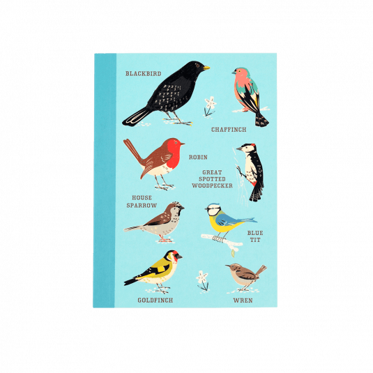 Garden Birds A6 Notebook | ﻿Rex London