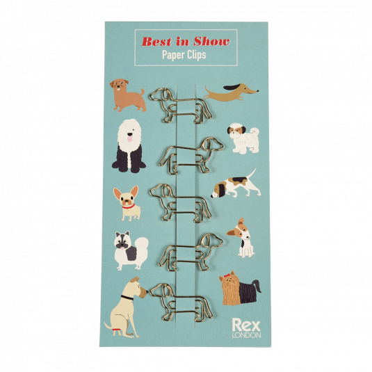 ﻿Best In Show Paper Clips (set Of 5) | ﻿Rex London