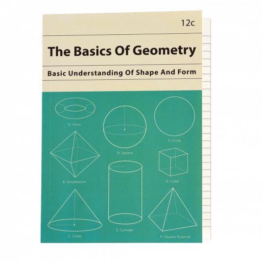 The Basics Of Geometry A5 Notebook | ﻿Rex London