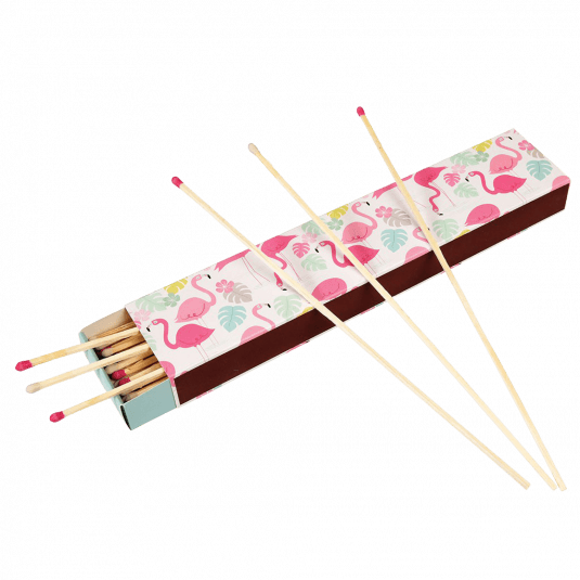 Flamingo Bay Box Of Extra Long Safety Matches | ﻿Rex London