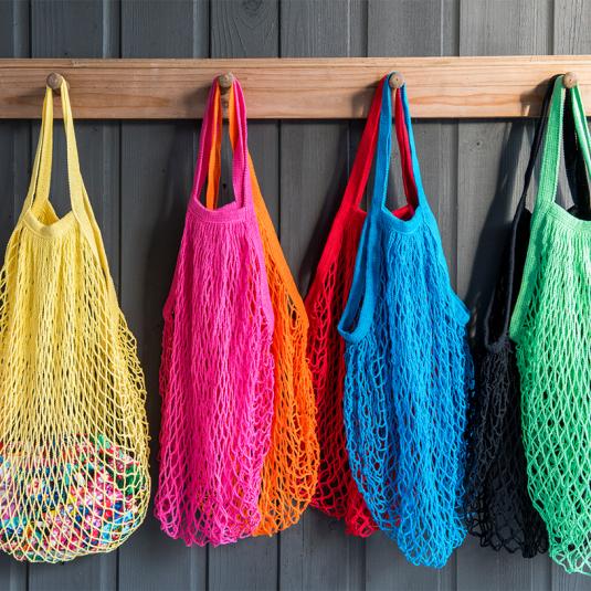 Green French Style String Shopping Bag | ﻿Rex London