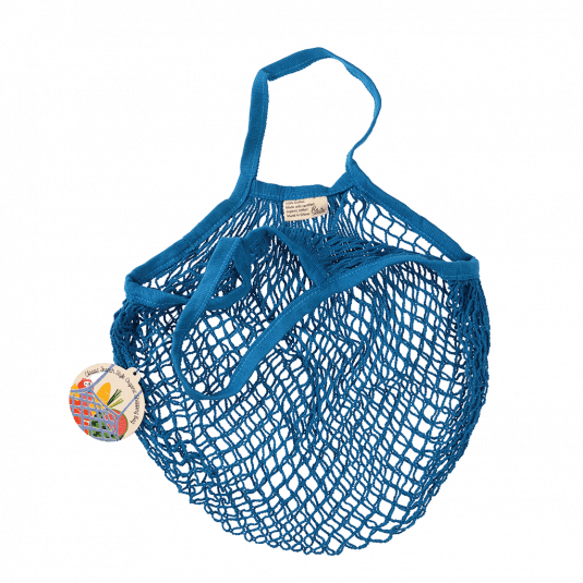Greek Blue Organic Cotton Net Bag | ﻿Rex London