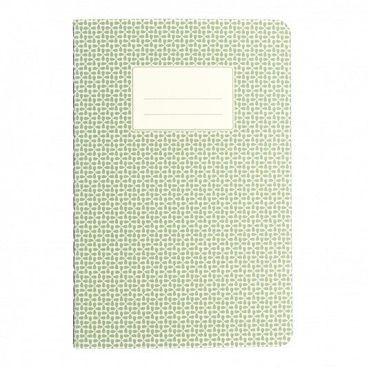 Green Abstract A5 Notebook | ﻿Rex London