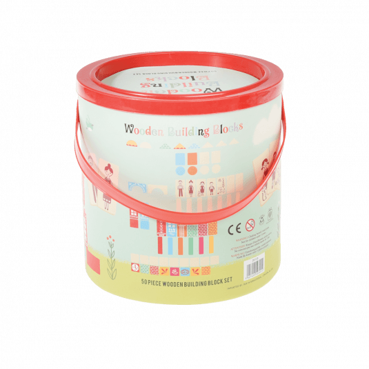 Set Of 50 Wooden Building Blocks | ﻿Rex London