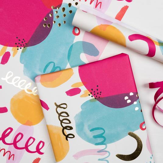 Sienna Wrapping Paper (5 Sheets) | ﻿Rex London