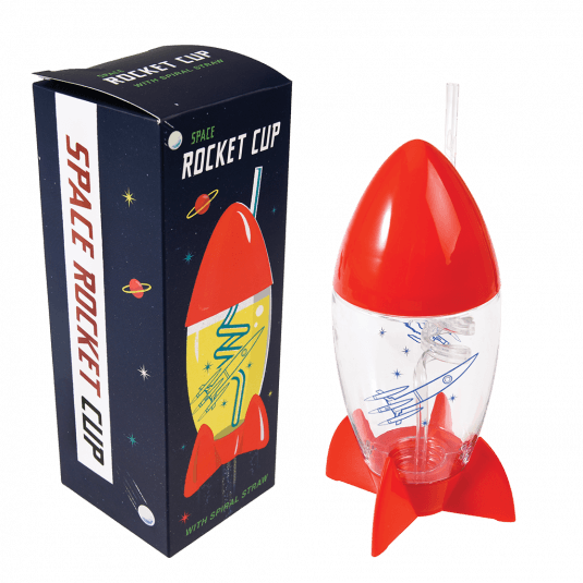 Space Age Rocket Cup And Straw | ﻿Rex London