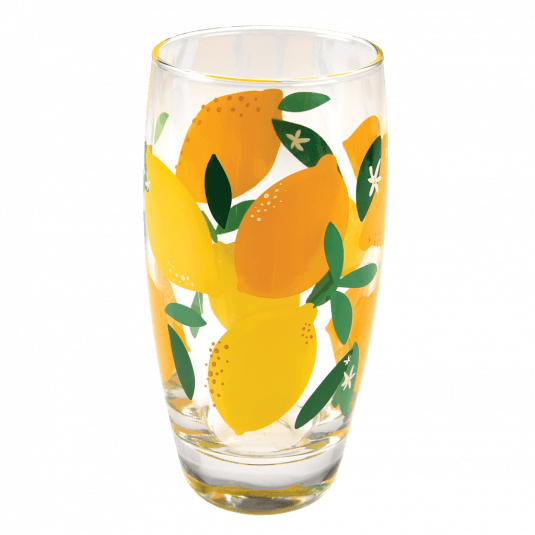 Summer Lemons Drinking Glass | ﻿Rex London