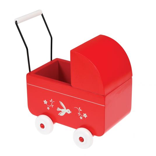Mini Wooden Pram In Box | ﻿Rex London