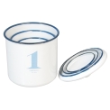 Set Of 3 Stacking Enamel Storage Containers | ﻿Rex London