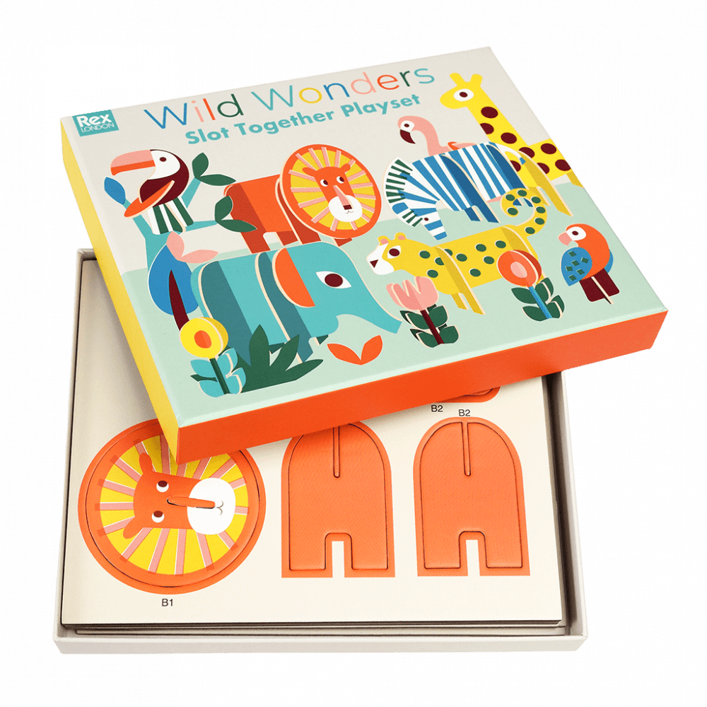 Wild Wonders Slot Together Playset | ﻿Rex London