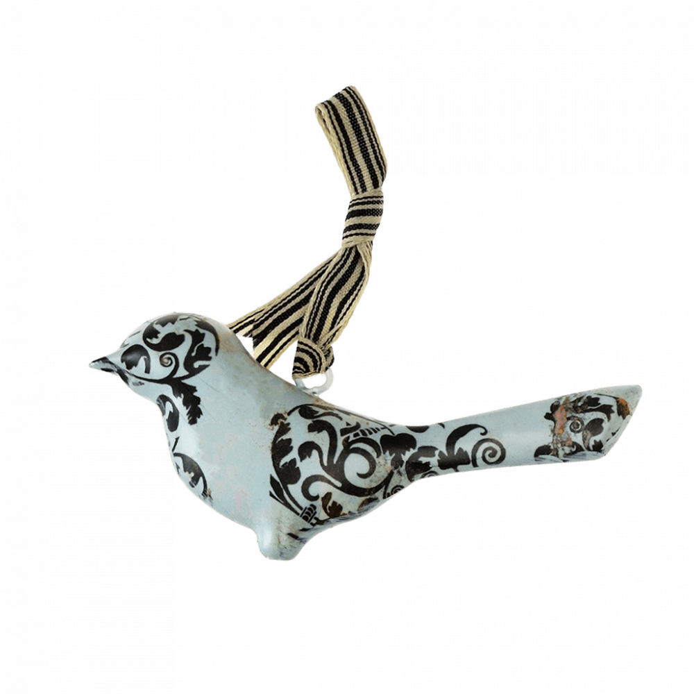Assorted Colour Metal Bird Hanging Decoration (single) | ﻿Rex London