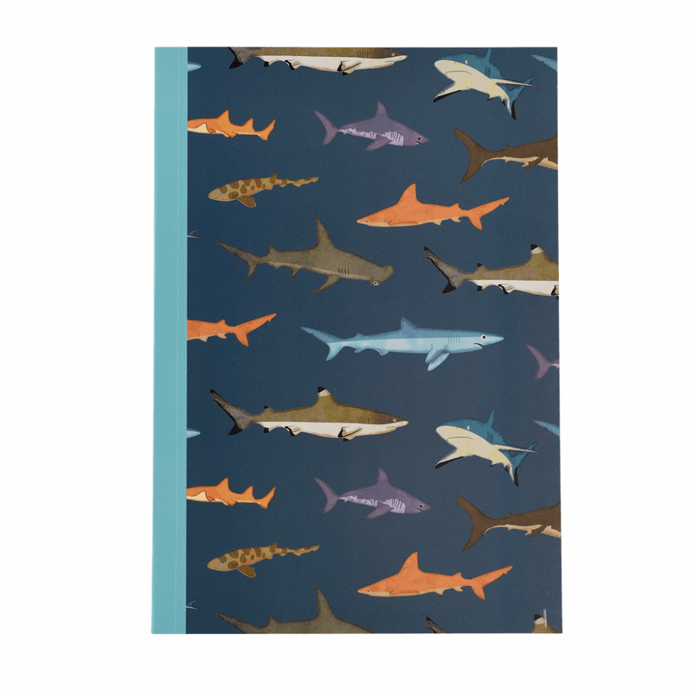 ﻿Sharks A5 Notebook | ﻿Rex London