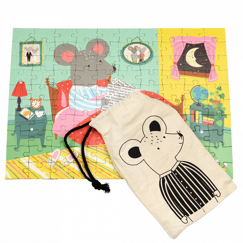 Mouse In A House Puzzle (100 Pcs) | ﻿Rex London