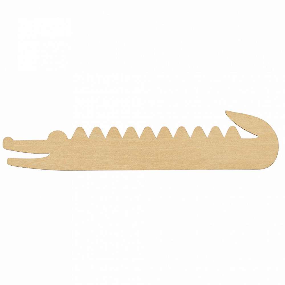 Crocodile Wooden Ruler | ﻿Rex London