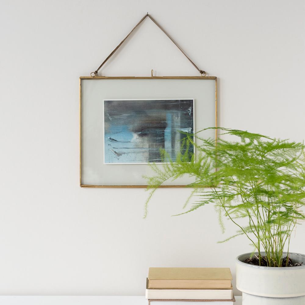 Landscape Hanging Brass Frame 25x20cm | ﻿Rex London