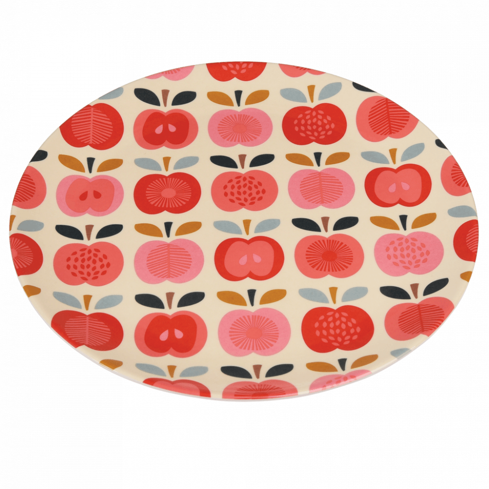 Vintage Apple Melamine Plate | ﻿Rex London