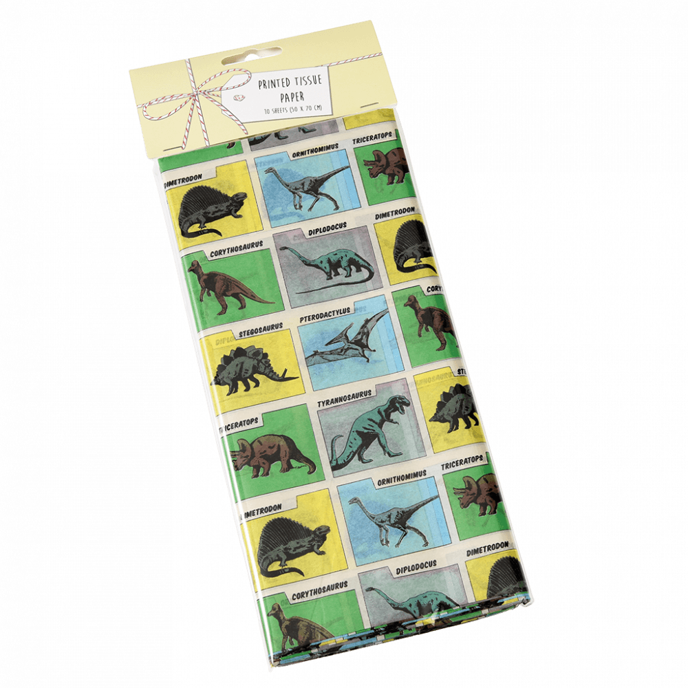 Prehistoric Land Tissue Paper (10 Sheets) | ﻿Rex London