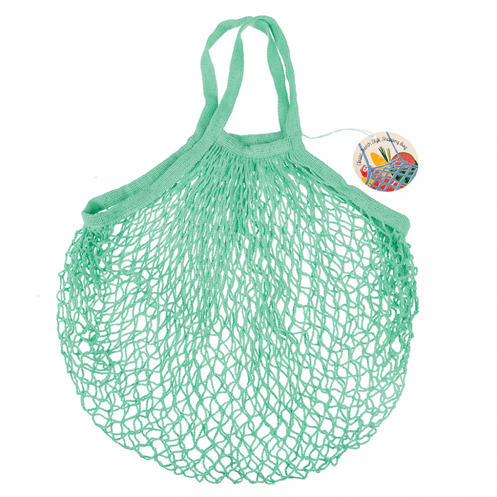 Sea Green French Style String Shopping Bag | ﻿Rex London
