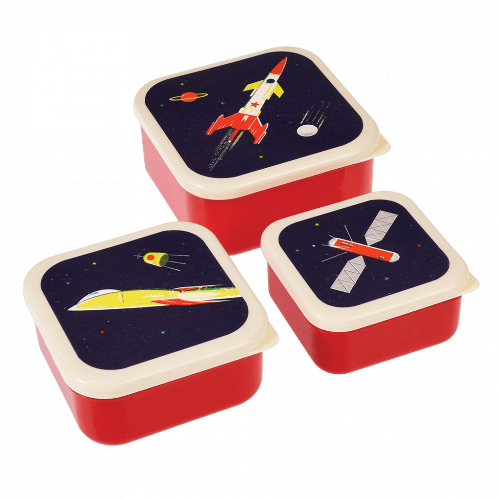 Space Age Snack Boxes (set Of 3) | ﻿Rex London