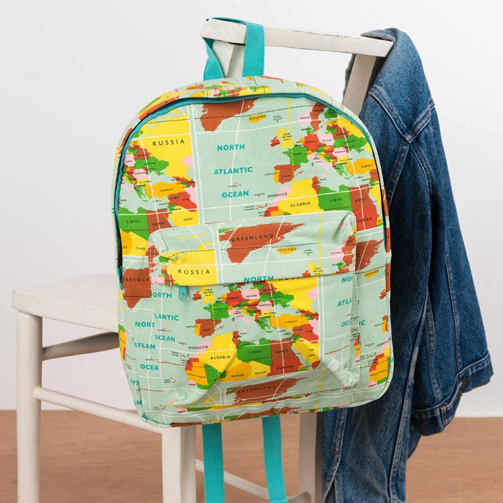 World Map Backpack | ﻿Rex London