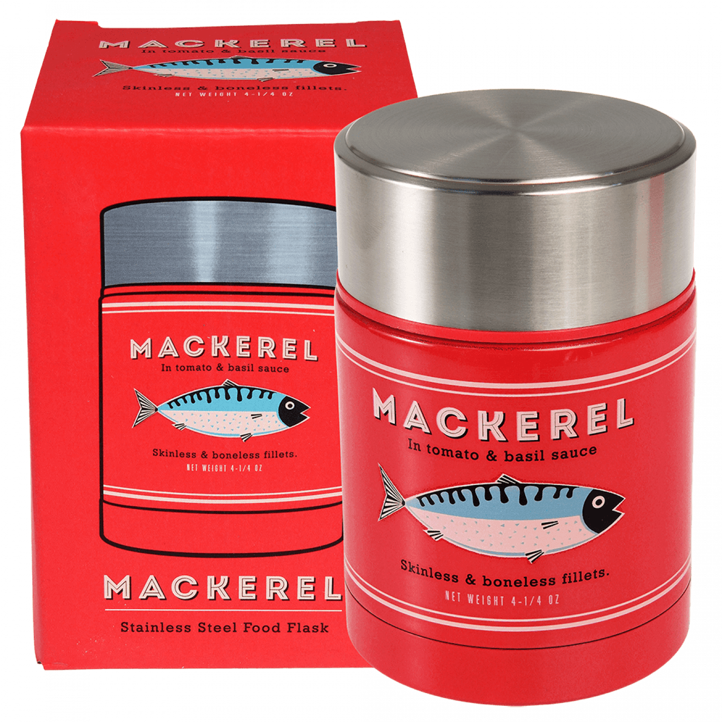 Fish Stainless Steel Food Flask | ﻿Rex London