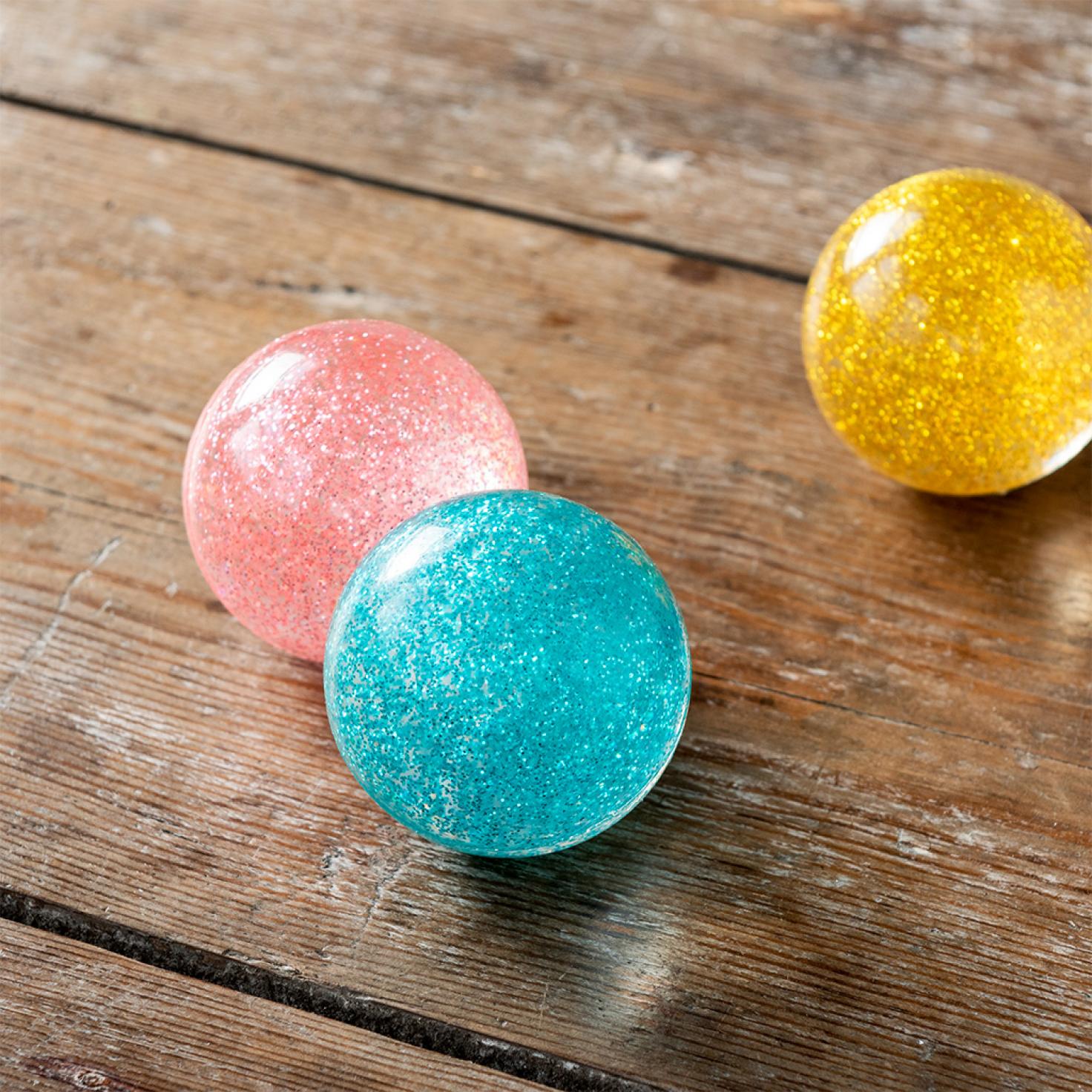 Blue Glitter Bouncy Ball | ﻿Rex London