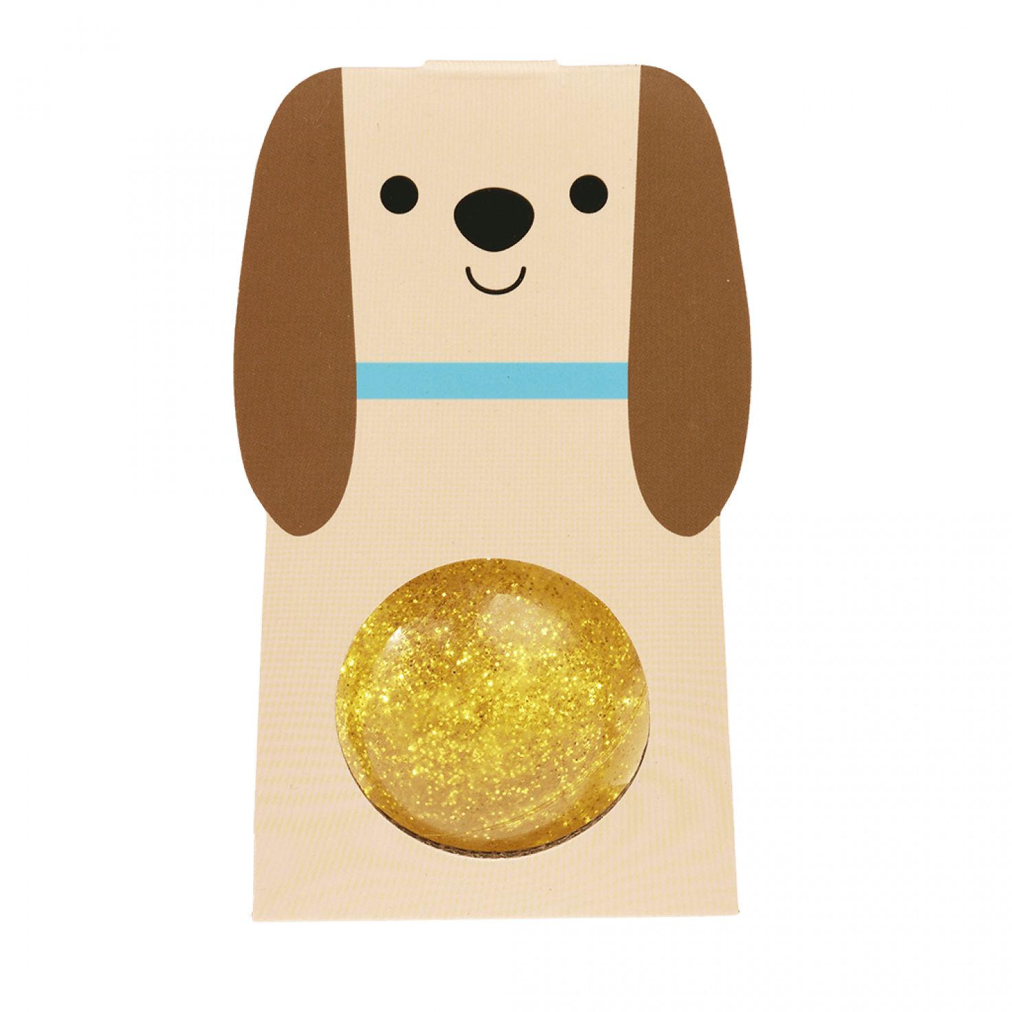 gold Glitter Bouncy Ball rex London