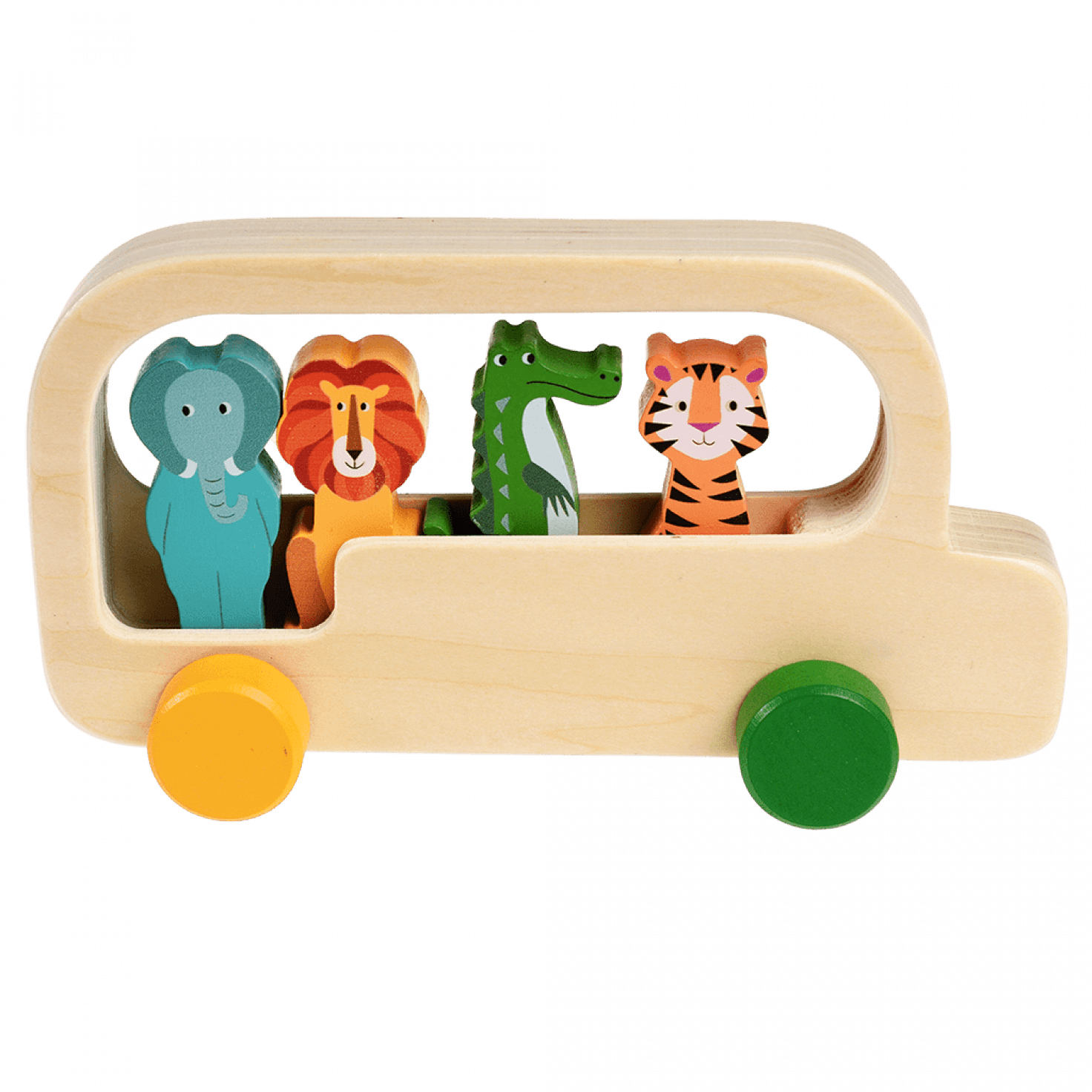 Colourful Creatures Wooden Bus | ﻿Rex London