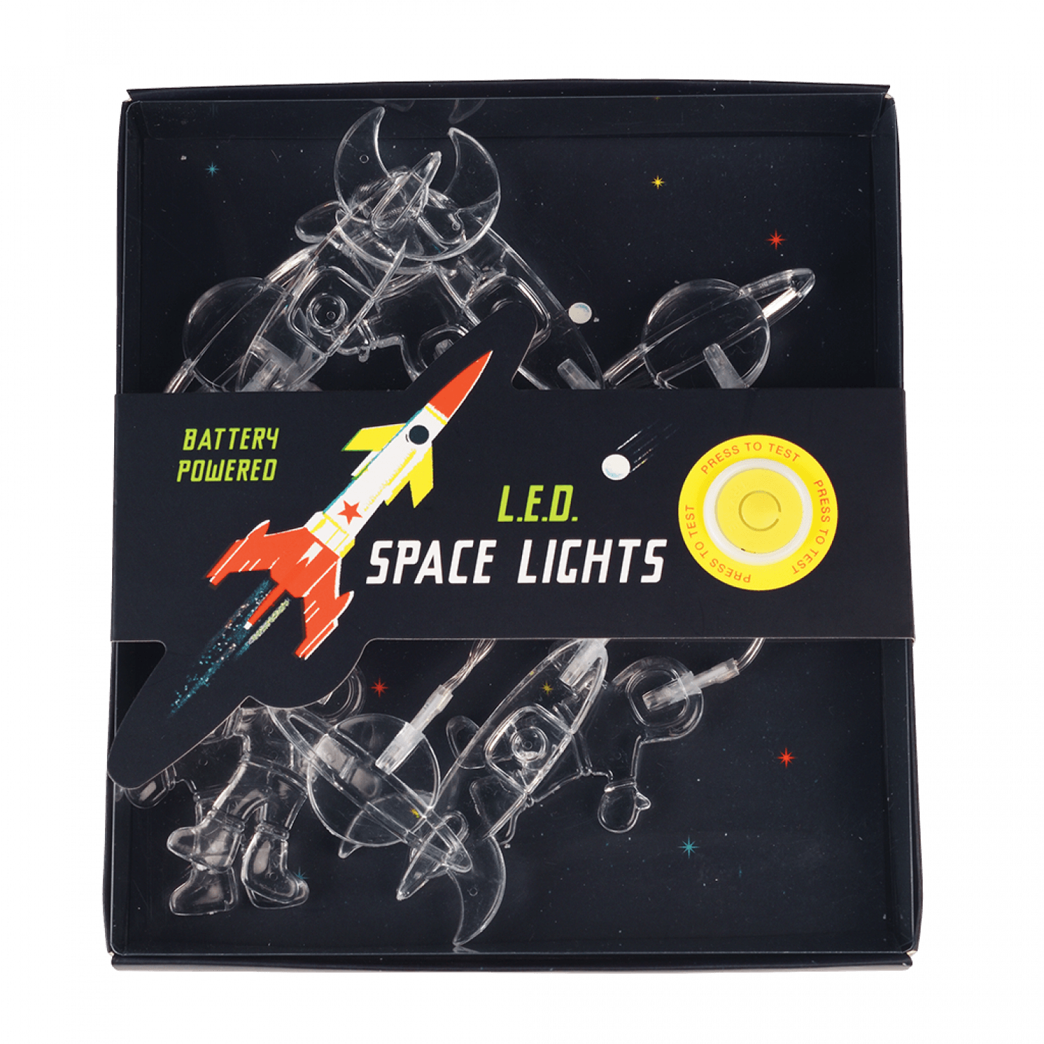 String Of Led Space Rocket Lights | ﻿Rex London