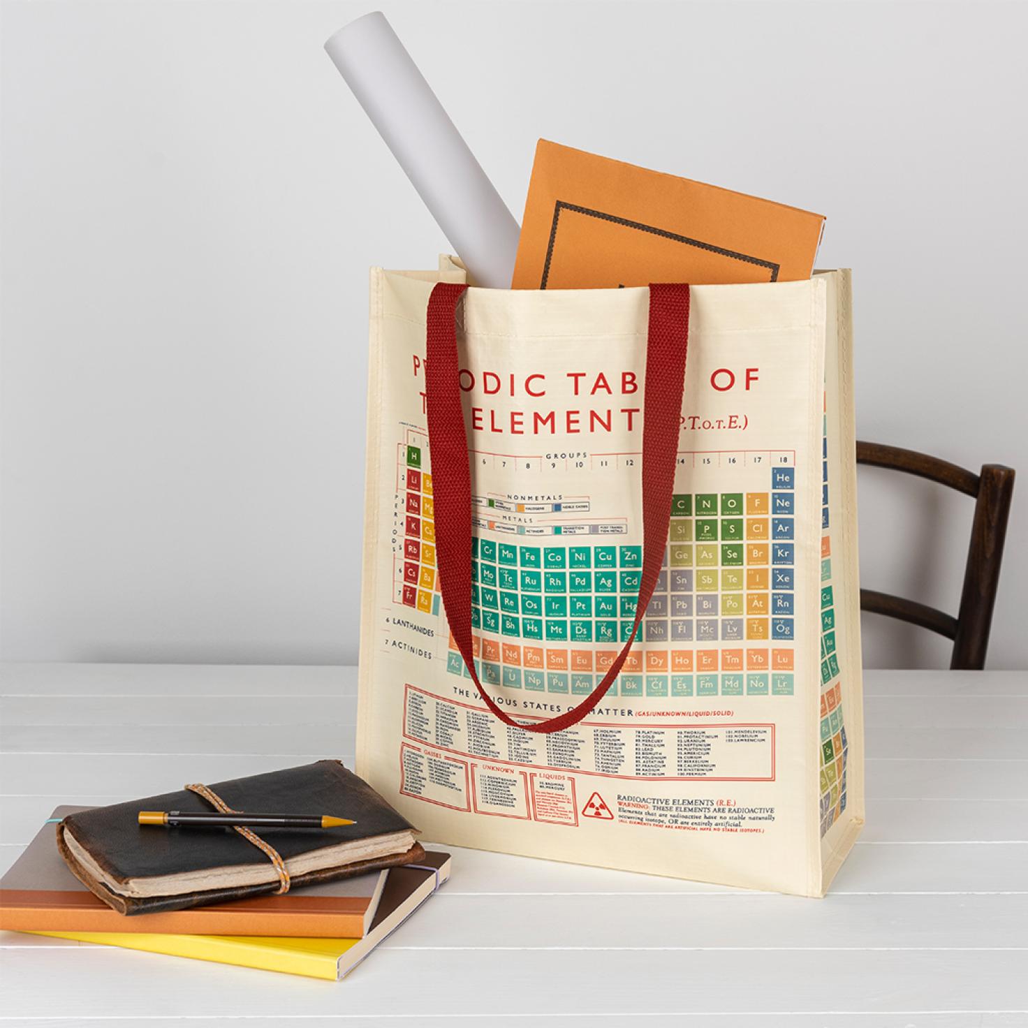Periodic Table Recycled Shopping Bag | ﻿Rex London