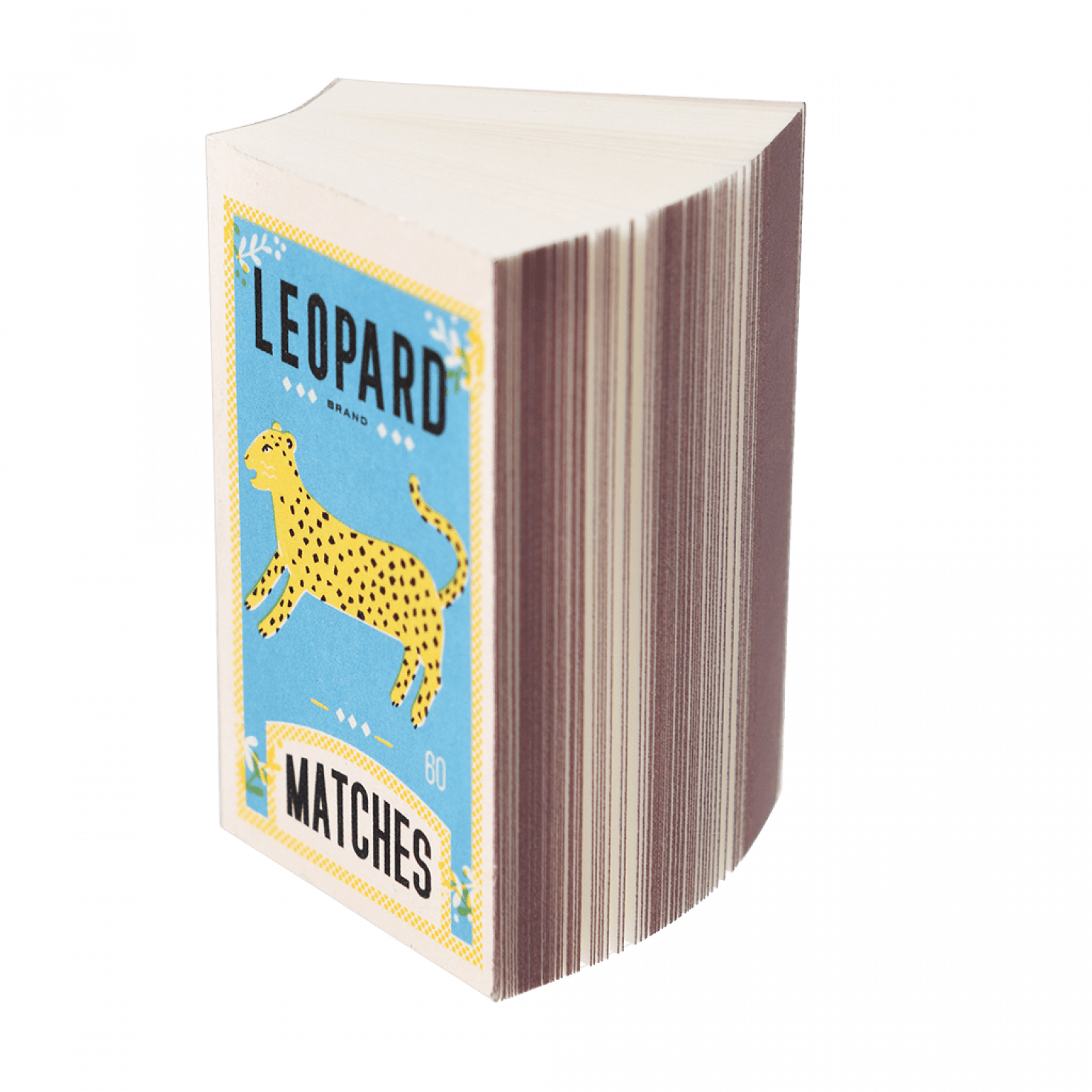 Leopard Matchbox Notepad | ﻿Rex London