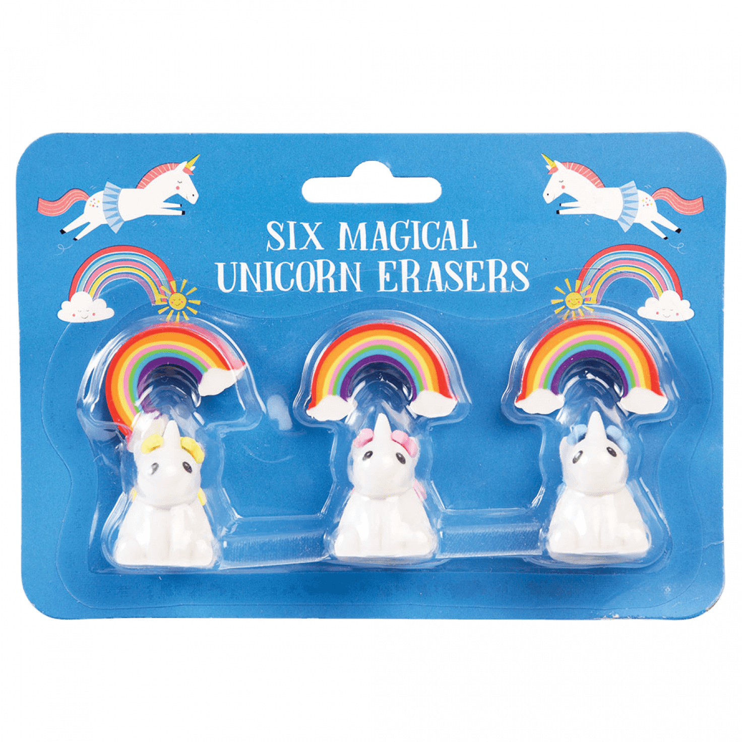 Magical Unicorn Erasers (set Of 6) | ﻿Rex London