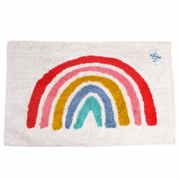 Tufted cotton bath mat - Rainbow | ﻿Rex London