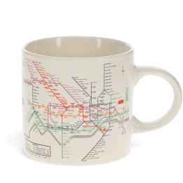 Ceramic mug - TfL Heritage Tube Map | ﻿Rex London