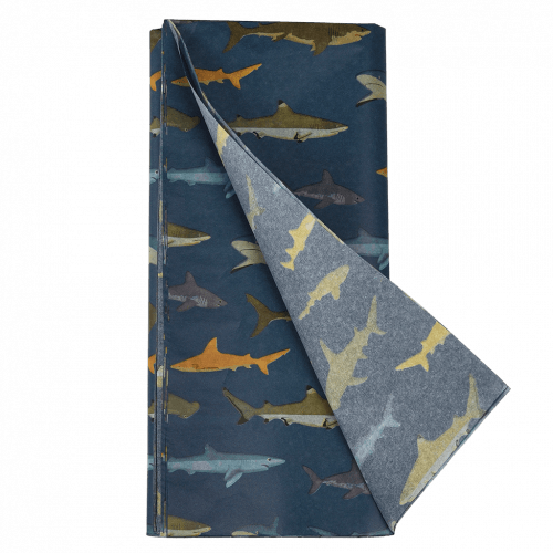 Sharks Tissue Paper (10 Sheets) | ﻿Rex London