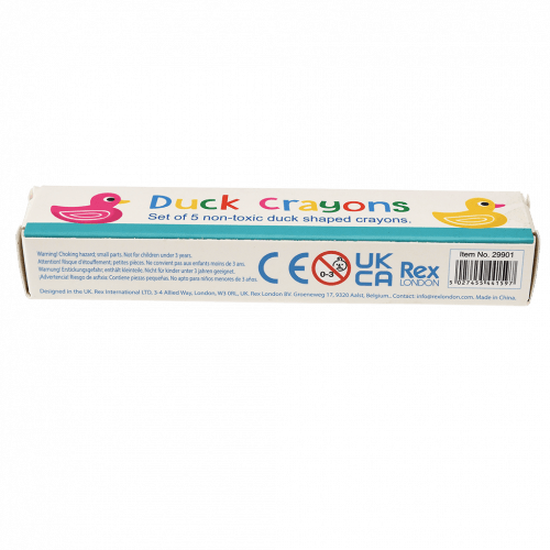 Duck Crayons (set Of 5) | ﻿Rex London