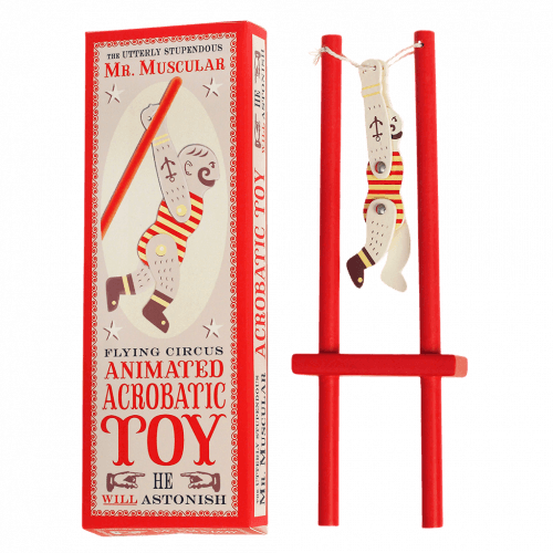Mr Muscular Wooden Acrobatic Toy | ﻿Rex London