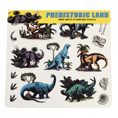 Prehistoric Land Stickers (3 Sheets) | ﻿Rex London