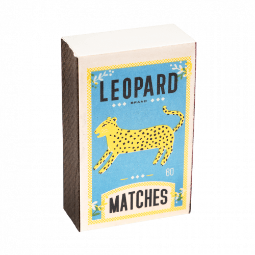 Leopard Matchbox Notepad | ﻿Rex London