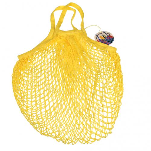 Yellow French Style String Shopping Bag | ﻿Rex London