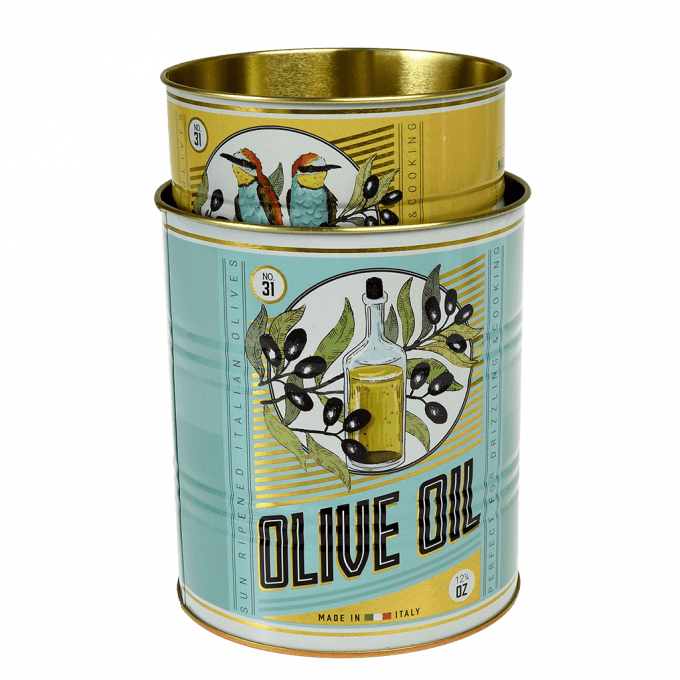 Olive Oil Storage Tins (set Of 2) | ﻿Rex London