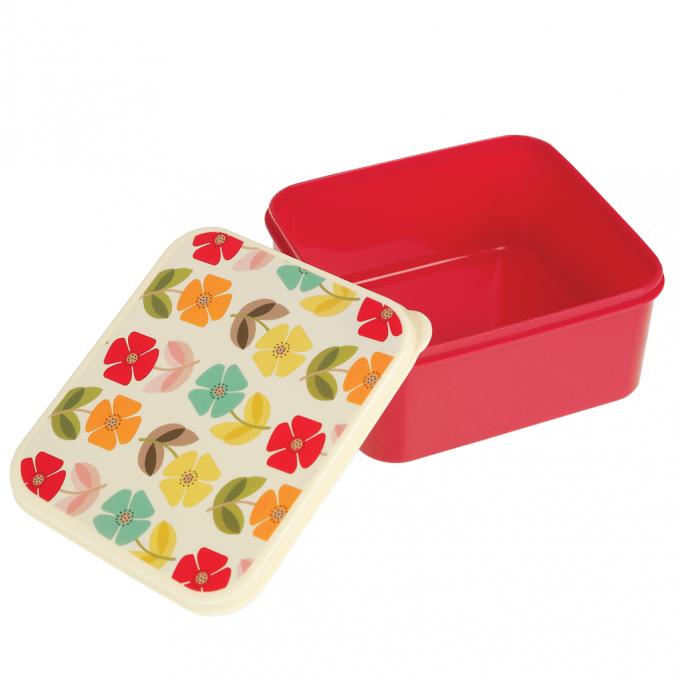 Mid Century Poppy Lunch Box | ﻿Rex London