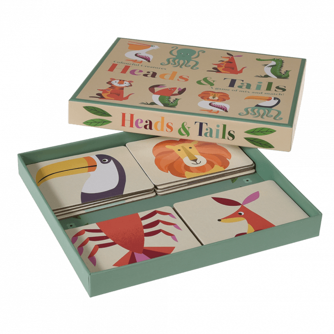 Colourful Creatures Heads And Tails Game | ﻿Rex London