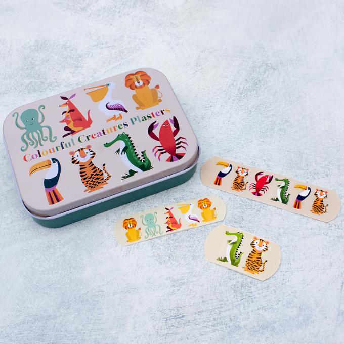 Colourful Creatures Plasters In A Tin | Rex London